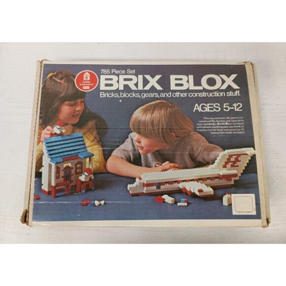 Sears | Toys | Vintage Little Learners Brix Blox Construction Set 785 Pc Sears Legos | Poshmark